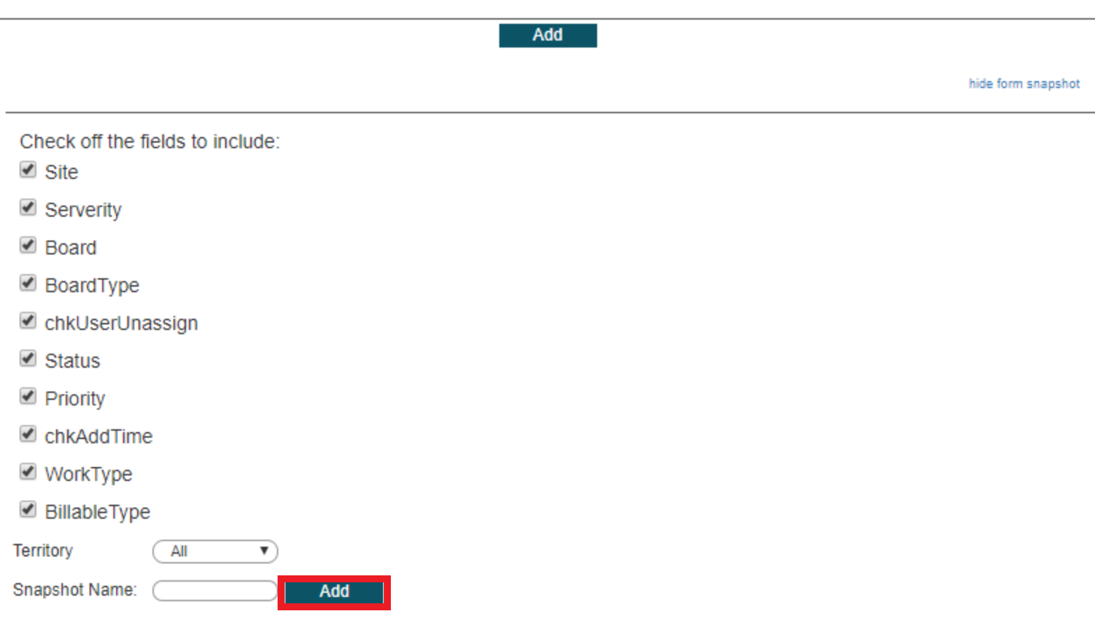 Utilizing Ticket Form Snapshots in 1stream - 1Stream